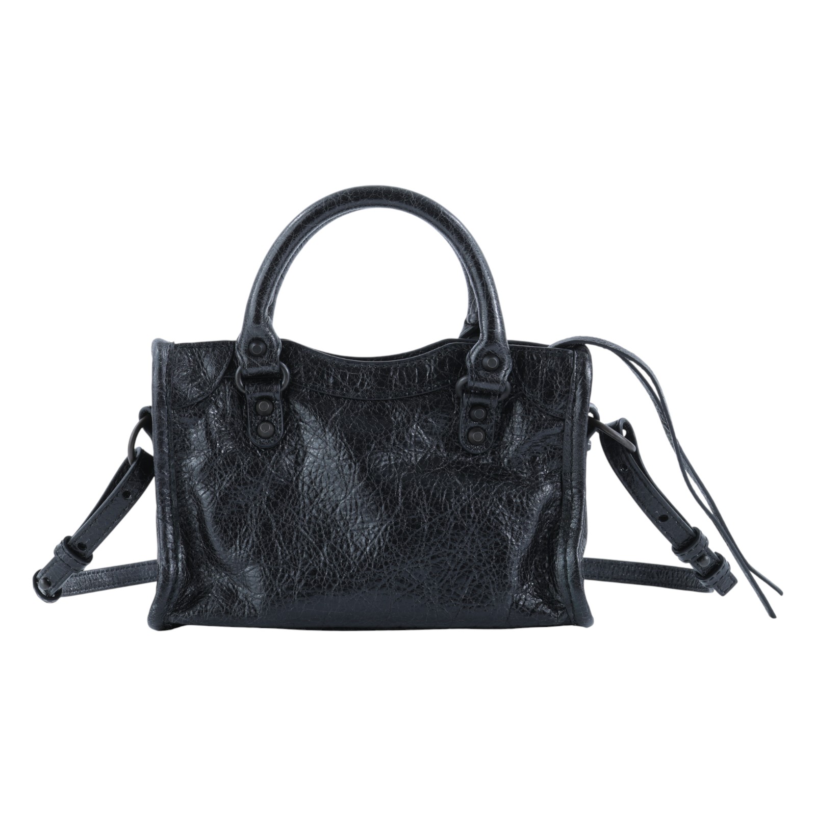 巴黎世家 BALENCIAGA Le City 機車包 Neo 8196712ABEK 黑Le City Bag Nano機車包 防塵袋/購買 ...